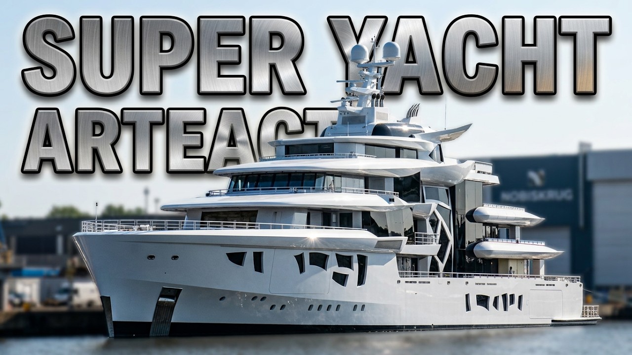 Superyacht ARTEFACT // 80-metre hybrid yacht launched at Nobiskrug Yard ...