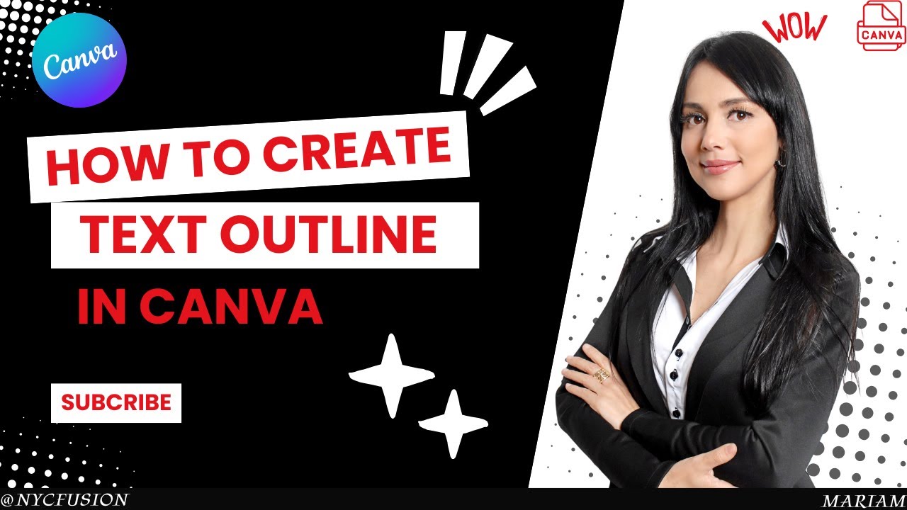 How To Create A Python Text Outline Using Canva Easy Step By Step