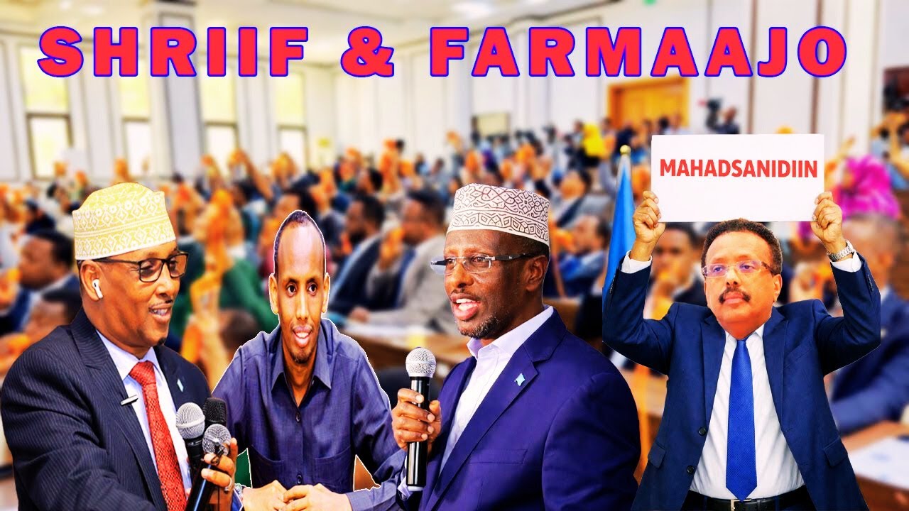 Farmaajo iyo Sh/Shariif oo Afduubtay B/Caalamka iyo Xildhibaanada ...