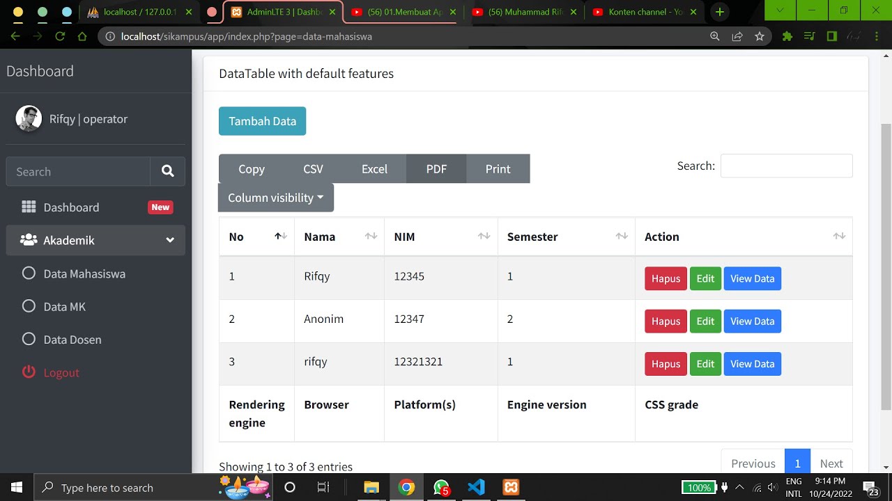 Making Simple Application Using Php And Mysql 4 Xampp Part 1 3557