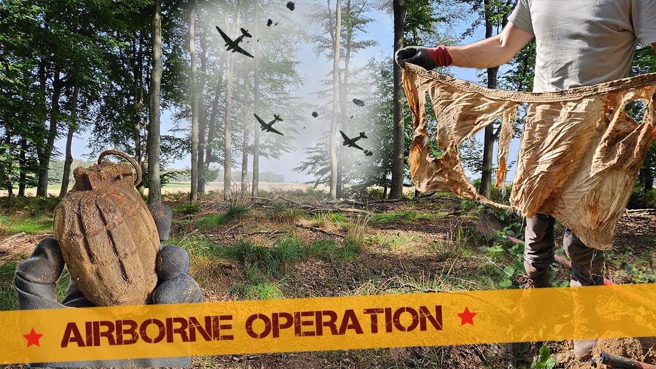 Parachute Equipment found on Abandoned WW2 Drop Zones! - YouTube