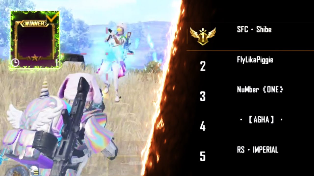 I joined a Solo Tournament and won the Winner Frame in PUBG Mobile ...