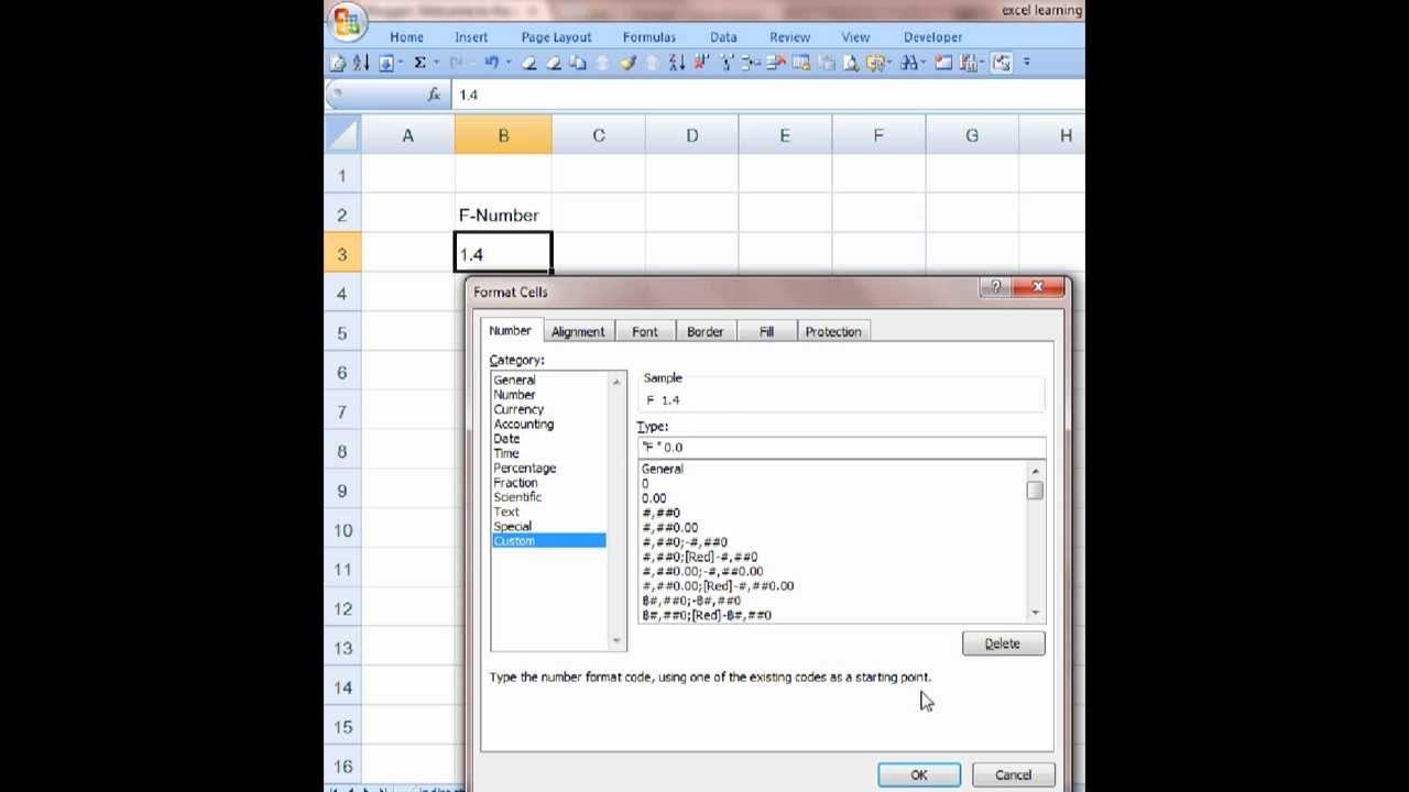 Custom Format Cell In Excel YouTube custom-format-cell-in-excel-youtube