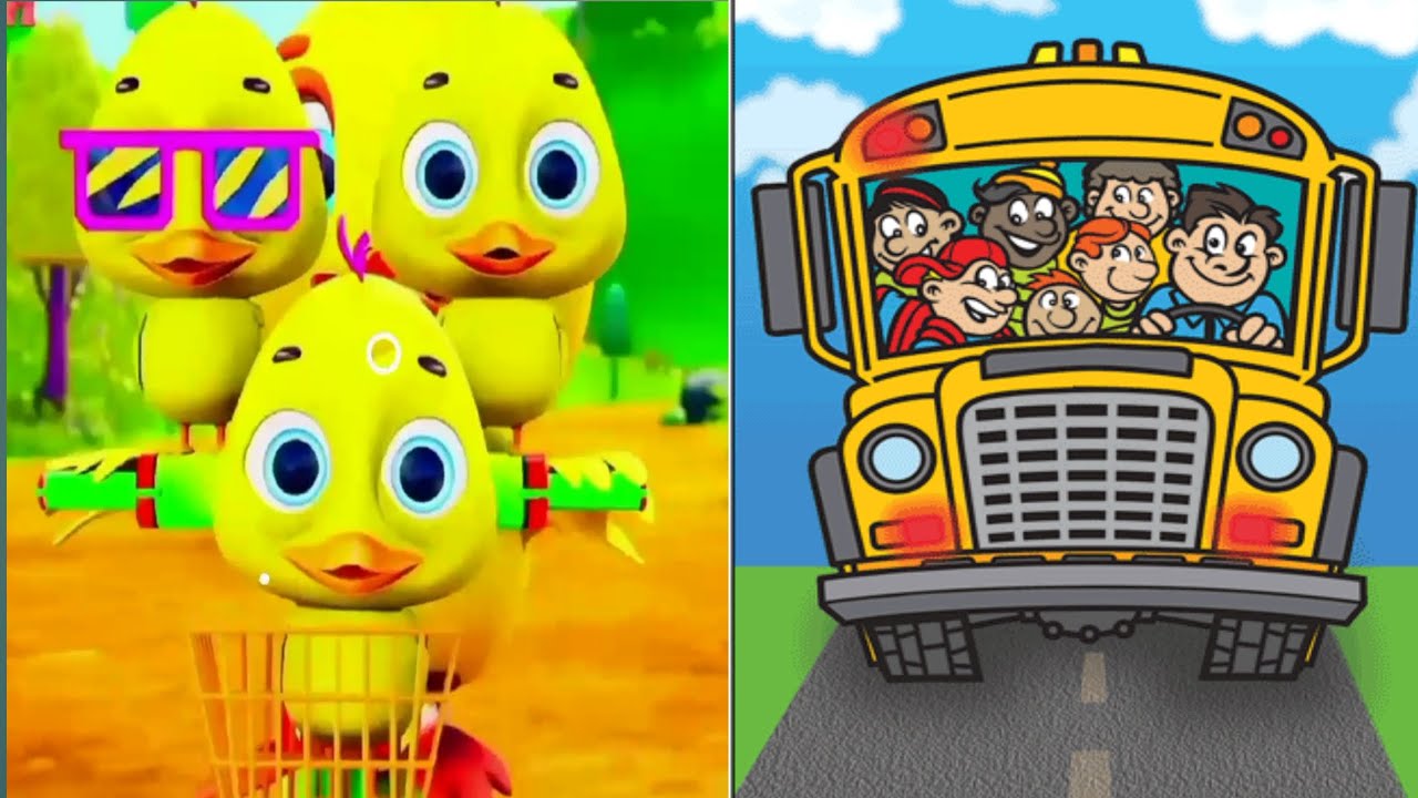 Nursery Rhymes - Wheels On The Bus - Five Little Ducks - And More - YouTube