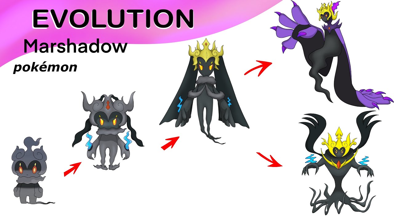 #22 Pokémon Marshadow adds new evolution in Gen 9? Ghost - Poison - YouTube