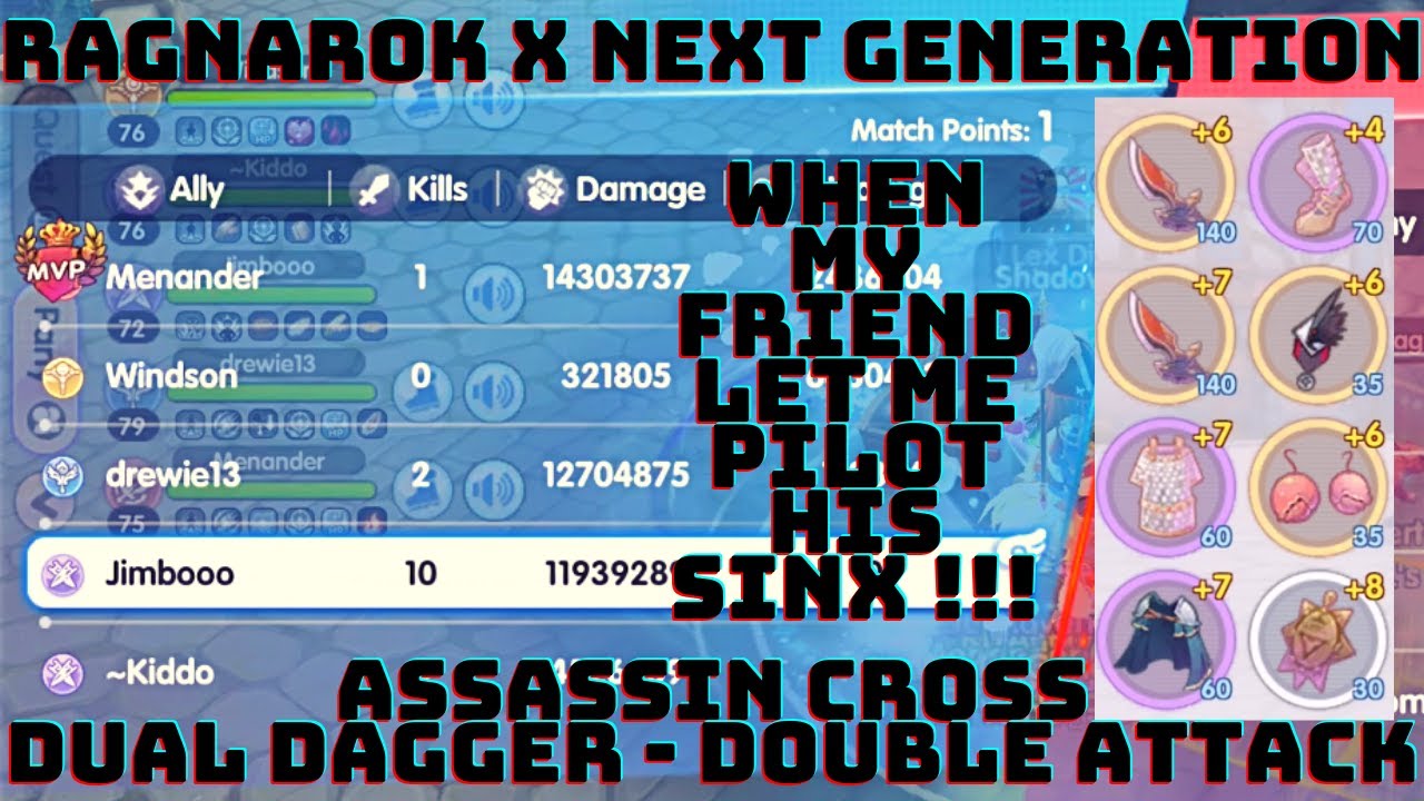 RAGNAROK X NEXT GENERATION | DUAL DAGGER ASSASSIN CROSS | SEMI HIGH END ...
