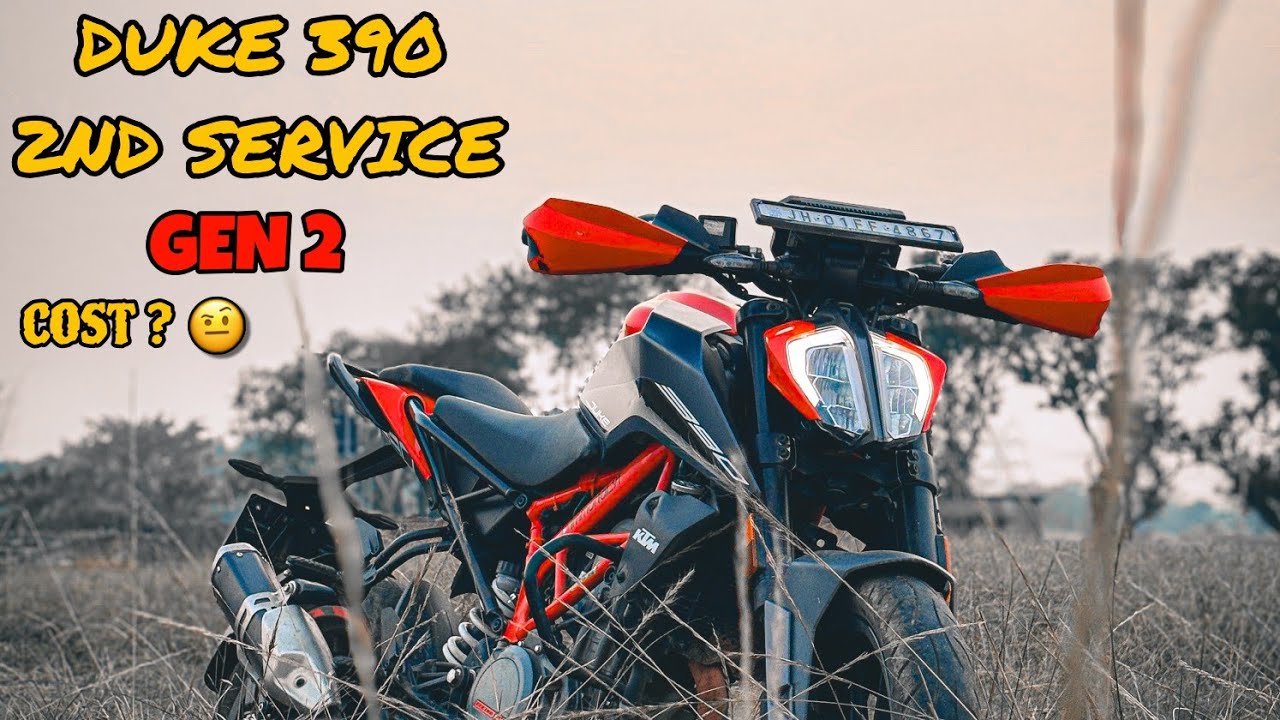 Duke 390 gen-2 second service / jharkhand last gen 2 duke 390 . - YouTube
