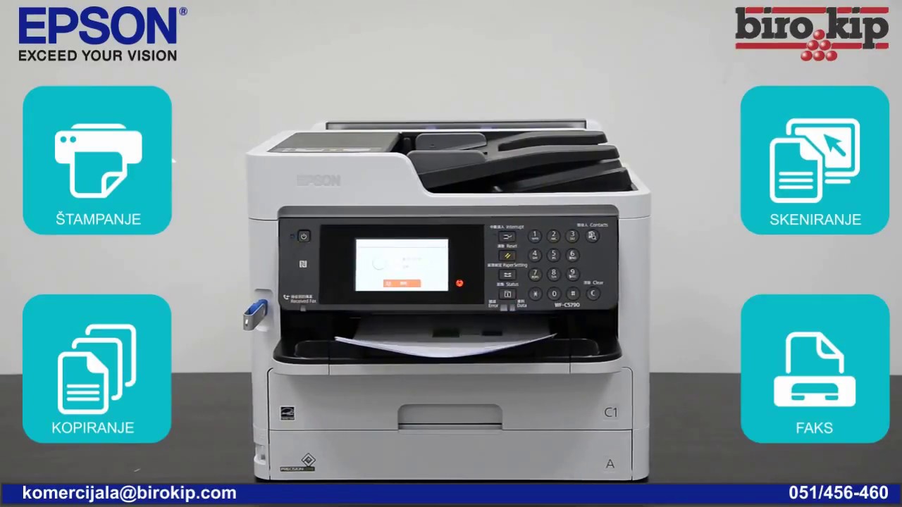 EPSON WORKFORCE PRO WF-C5790DWF - YouTube