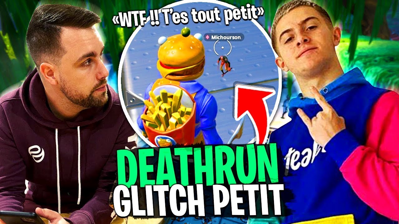 Deathrun glitch devenir tout petit avec Michou et Dobby sur Fortnite ...
