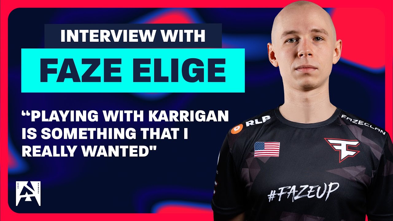 Interview with FaZe EliGE at BLAST Bounty | "It was an easy decision ...