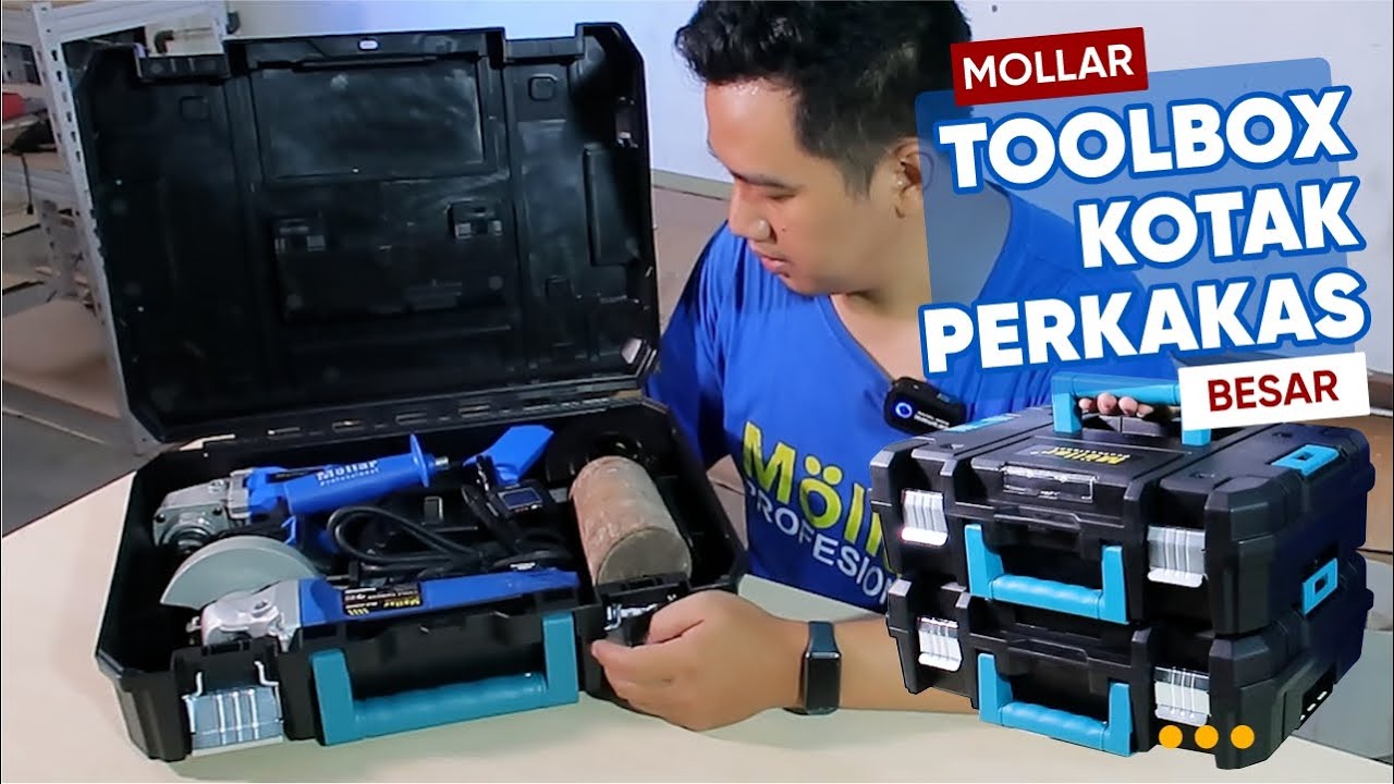 Review & Test XENON MOLLAR Toolbox Besar Kotak Perkakas Tool Kit Box ...