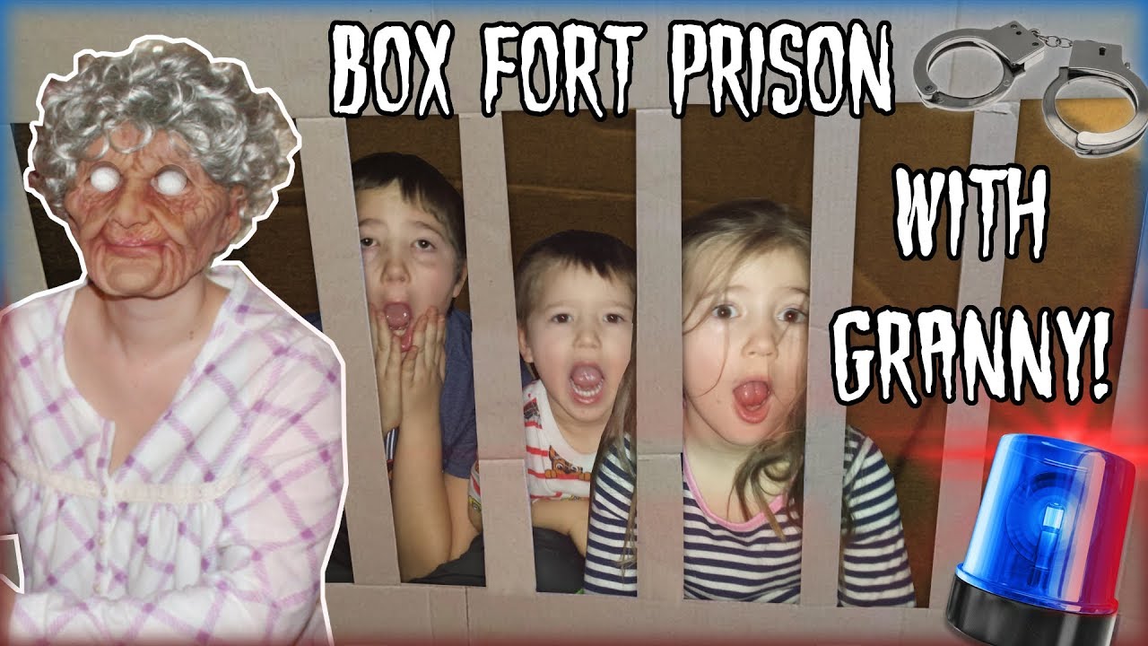 Box Fort Jail Escape From Granny! - YouTube