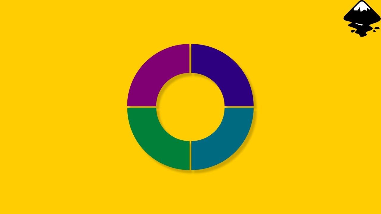 How to create arcs from circles in Inkscape - YouTube