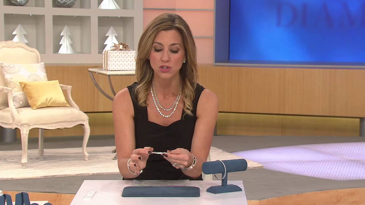 Epiphany Diamonique Baguette Bangle with Stacey Stauffer - YouTube