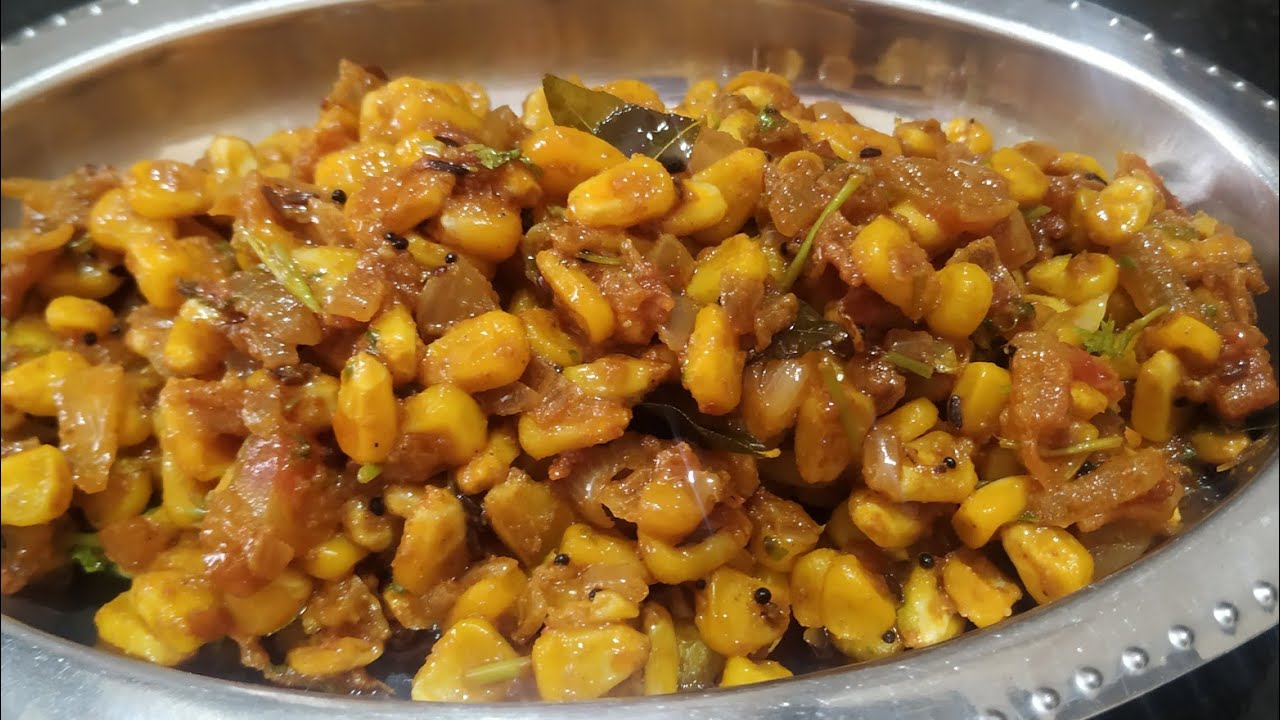 Sweet corn bhaji recipe - YouTube