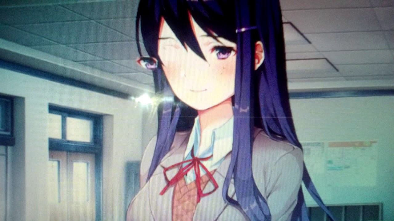 DDLC, Screenshots and Yuri's Eye - YouTube