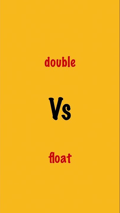 difference between double and float #shorts #cprogramming#double #float ...