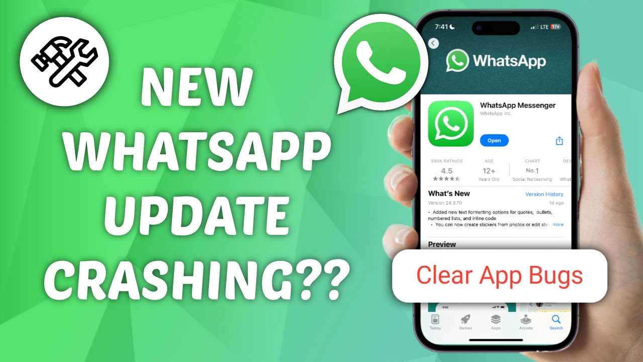 How to Fix WhatsApp Crashing on iPhone 2025 (NEW UPDATE) - YouTube