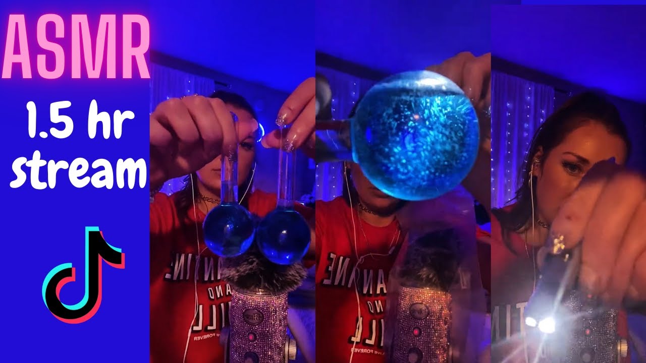 ASMR| Long ASMR Stream over 1 hour of ASMR- ASMR Tik Tok Live - YouTube