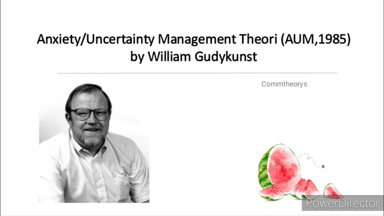 Communication Theory Part 1(Anxiety/Uncertainty Management Theory ...