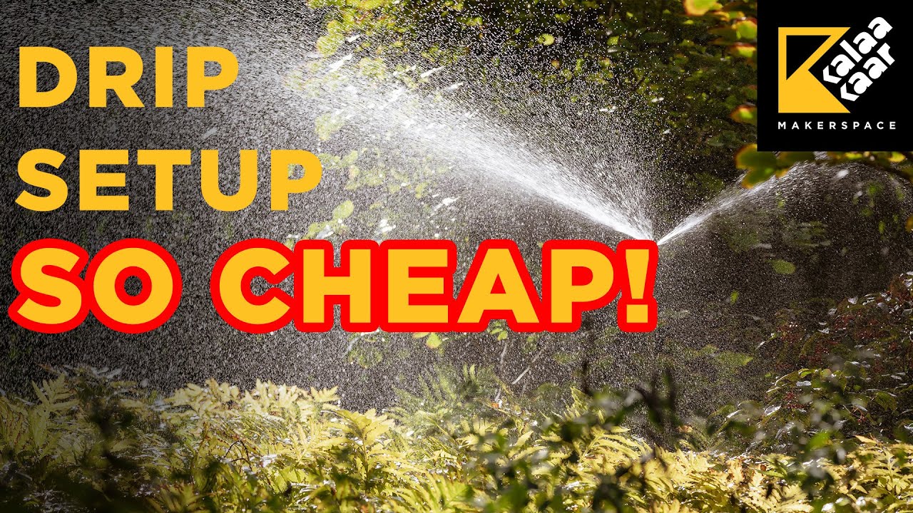 Installing Drip Irrigation - 16mm Pipes // Kalaakaar Makerspace - YouTube