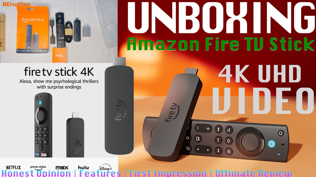 Amazon Fire TV Stick 4K MAX Unboxing | Fastest 4K Streaming Device for ...