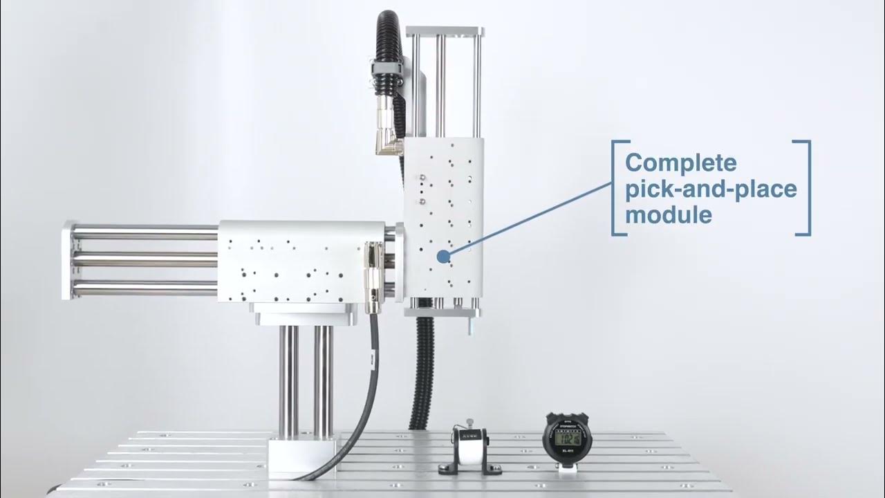 Ready to use Pick and Place modules from LinMot - YouTube