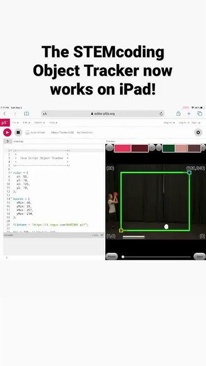 STEMcoding Object Tracker now works on iPad! - YouTube