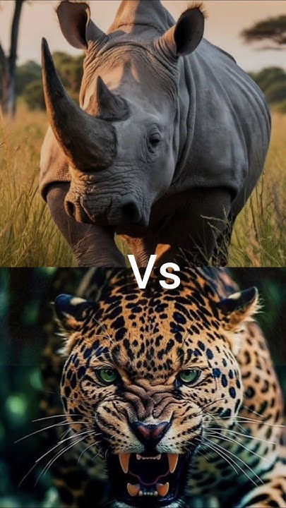 rhinoceros vs Jaguar |Timon and Pumbaa - YouTube