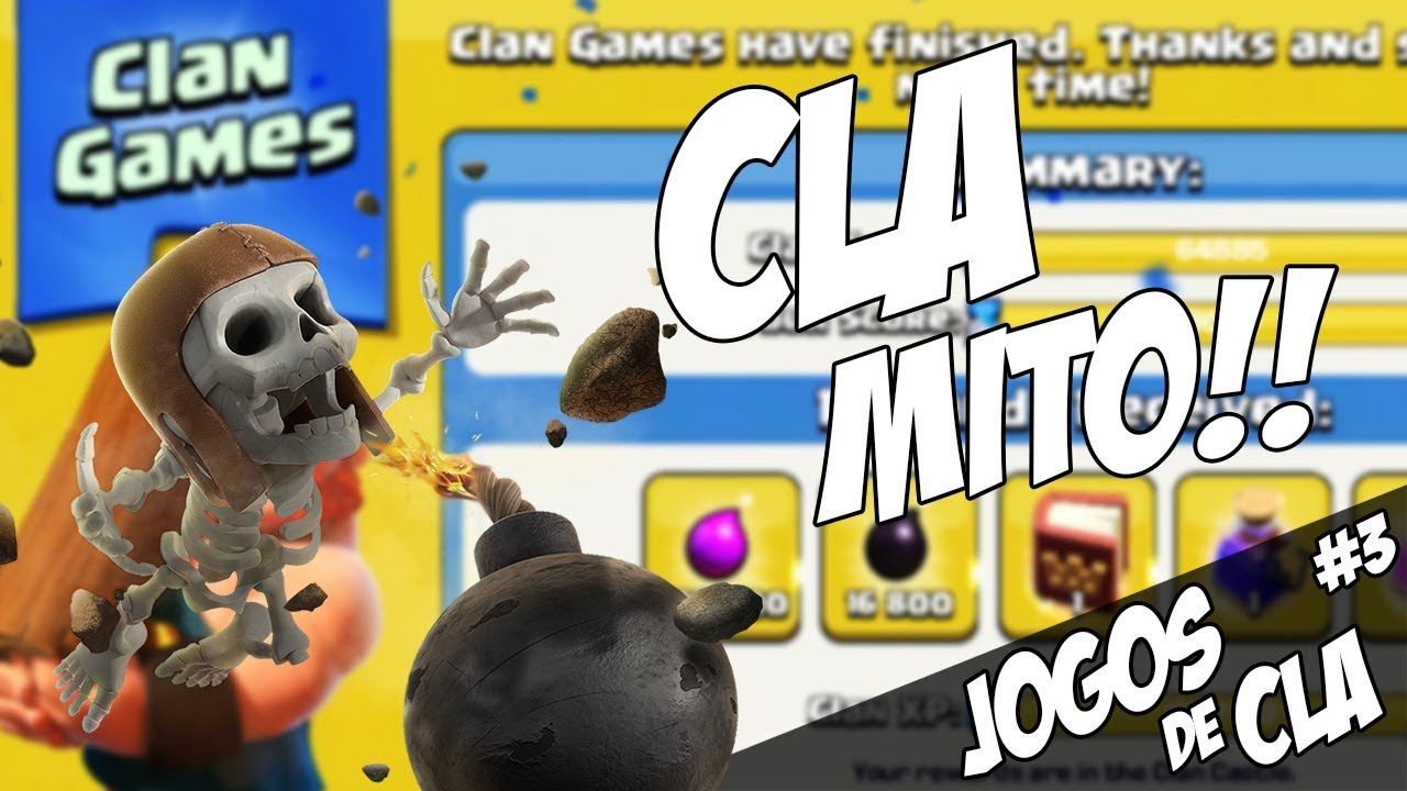 NOVAMENTE MITAMOS nos JOGOS DE CLA #3 - CLASH OF CLANS - YouTube