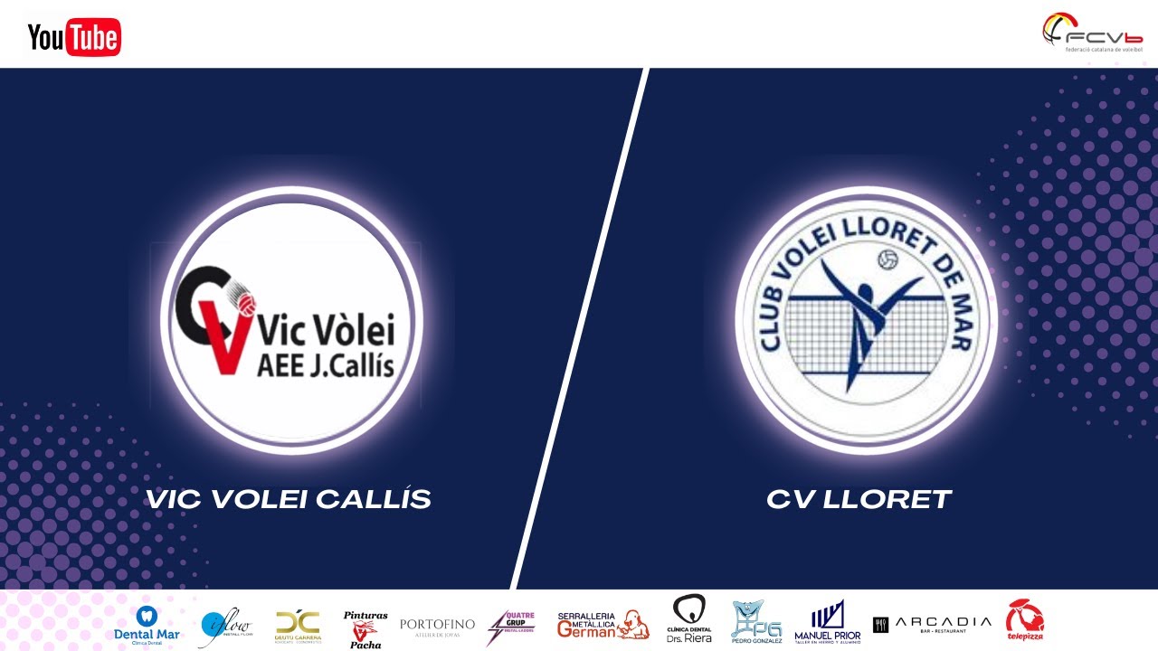 Infantil blau. Vic vòlei Callís - YouTube