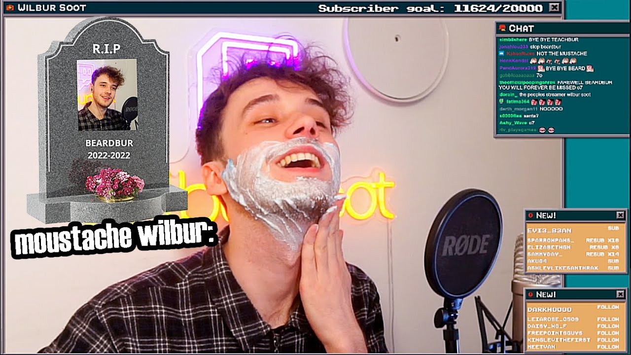 “moustache wilbur isn't real he can't hurt you” - Wilbursoot - YouTube