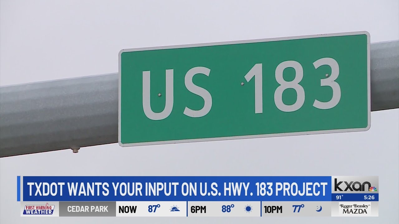 TxDOT hosting public meeting on potential U.S. Hwy. 183 widening ...