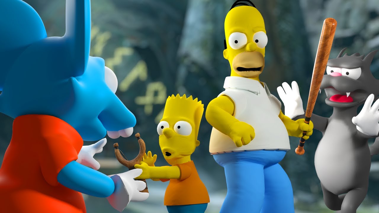 God of War but it's The Simpsons 2 - YouTube