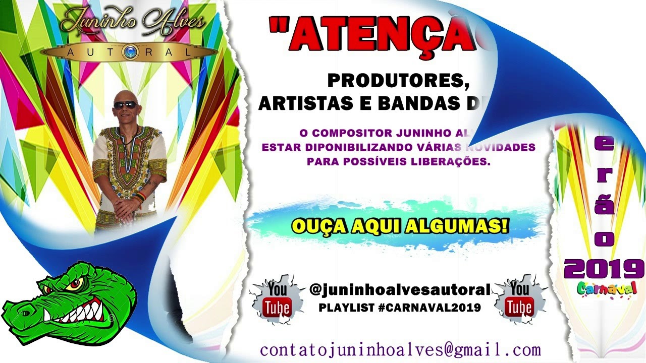 JUNINHO ALVES 2019 - NOVO CD VERÃO 2019 CARNAVAL (JACA CDS) - YouTube