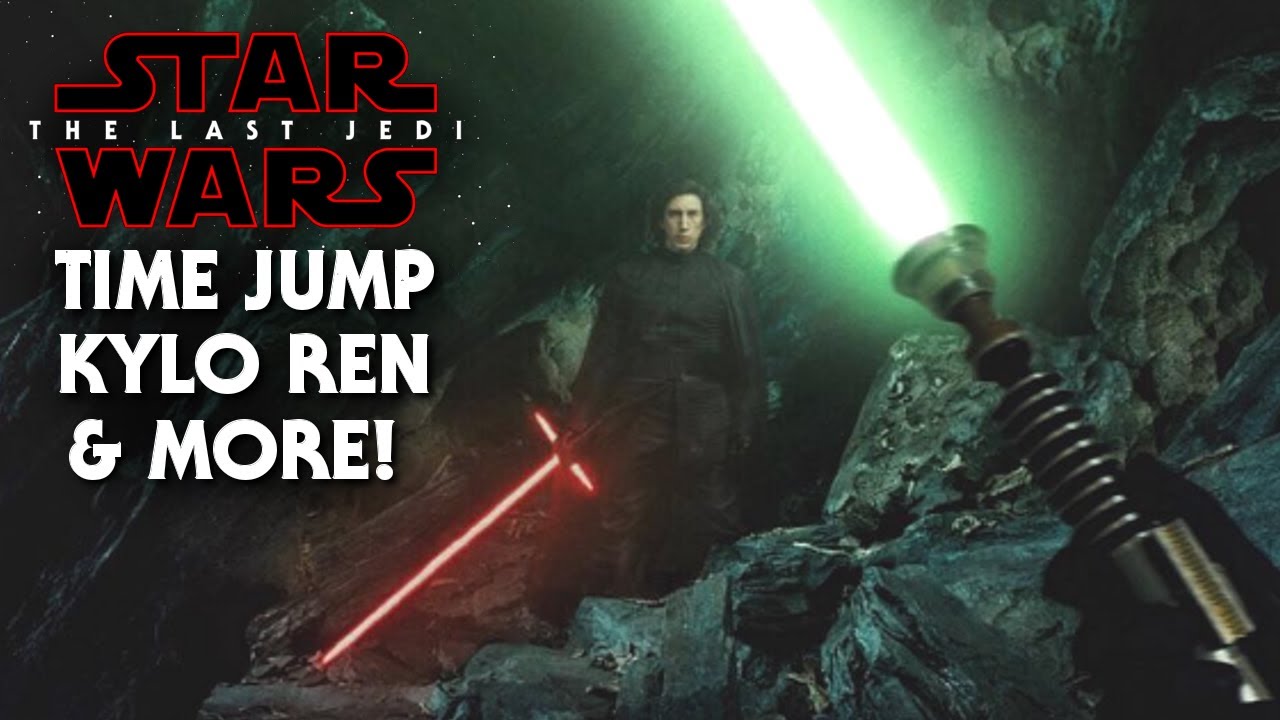 Star Wars The Last Jedi Time Jump - Kylo Ren's Training & More - YouTube