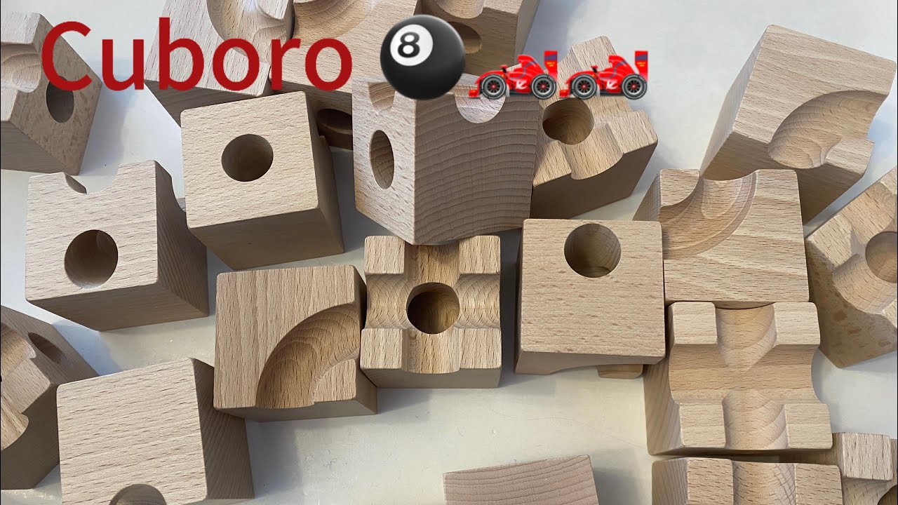 Satisfying building blocks marble run Cuboro 🎱🎱🏎️🏎️マーブルラン 🎱🏎️ Marble ...