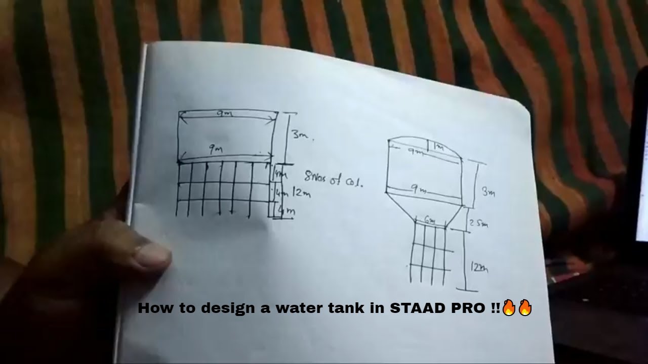 How to design a water tank in STAAD PRO !!🔥🔥 - YouTube