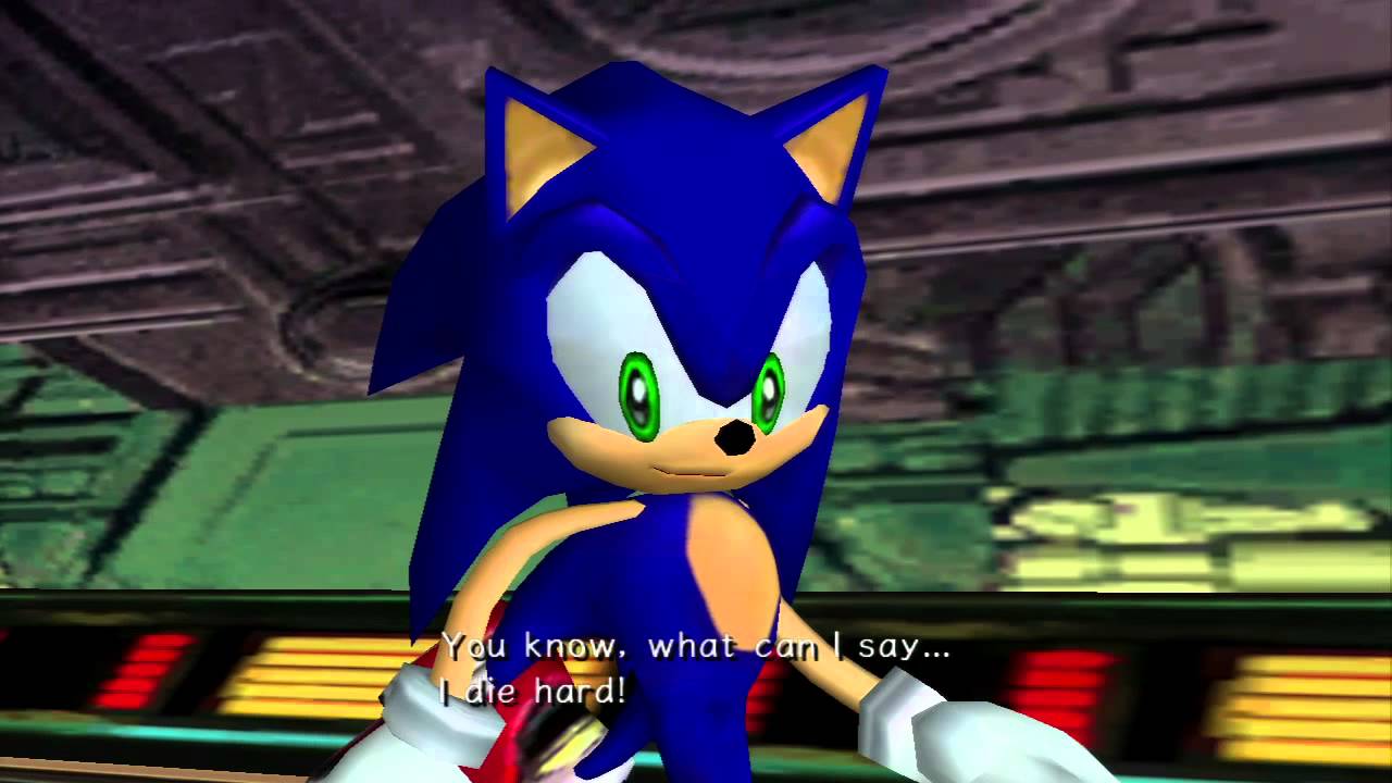 Sonic Adventure 2 (PS3) - Cutscene, DARK 033, Outside Space Colony ARK ...
