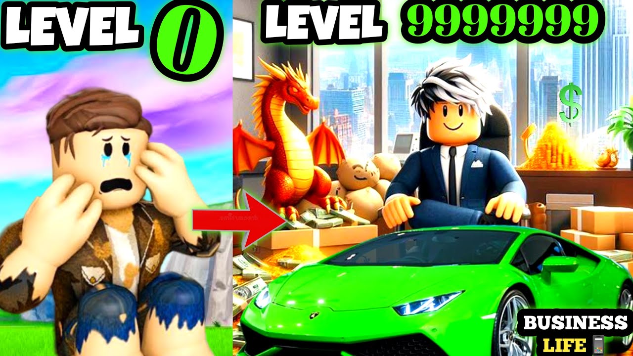 I BECOMING millionaire business men🤑in roblox business life rp cash ...