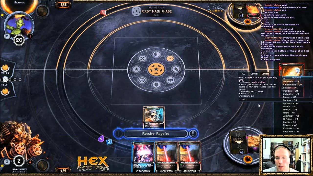 Hex Alpha! HexTCGPro CS Feb Tournament Finals Round 1 - YouTube
