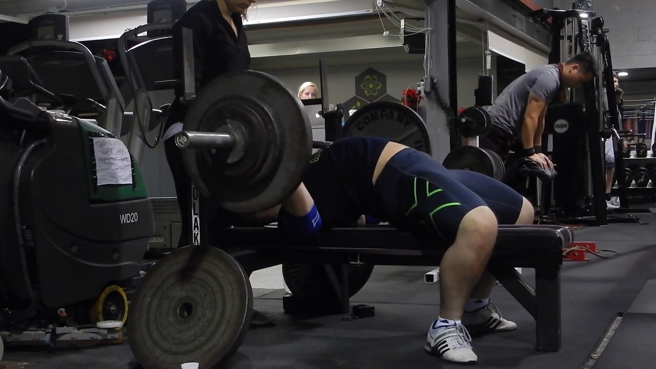 Comp Bench 220 x 5 (Set 3) - YouTube