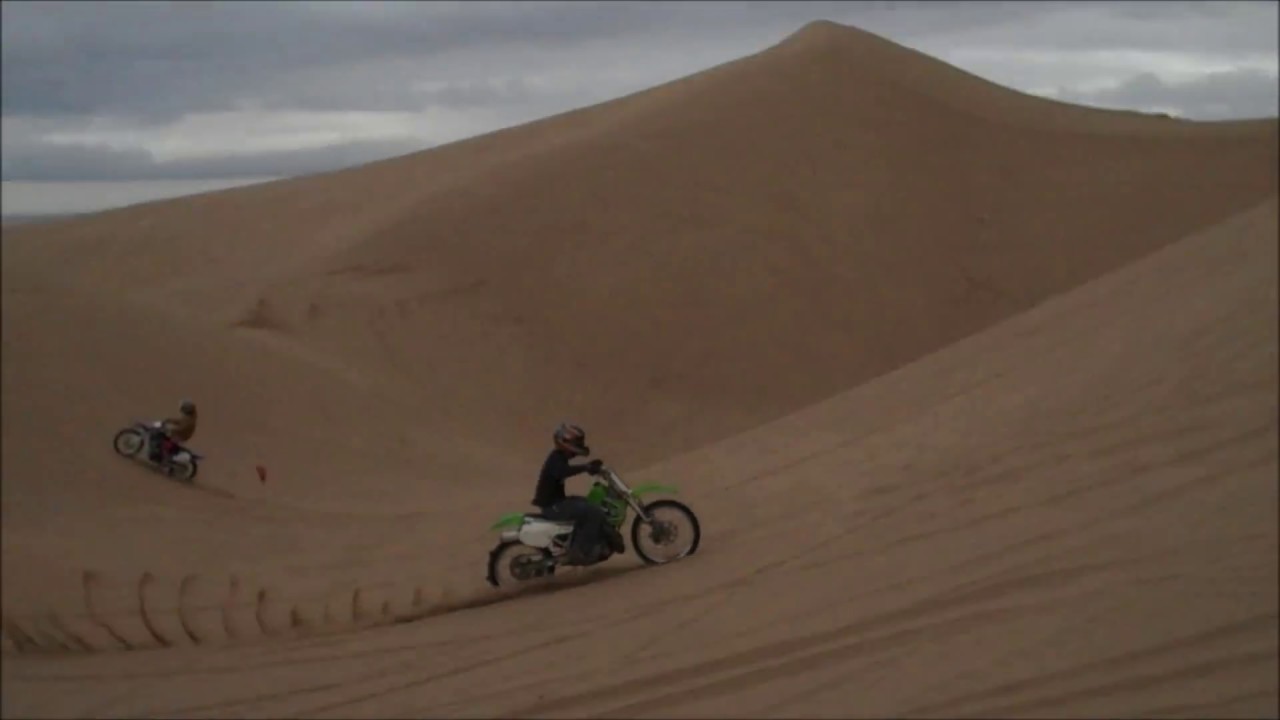 KX500 Little Sahara Sand Dunes - YouTube