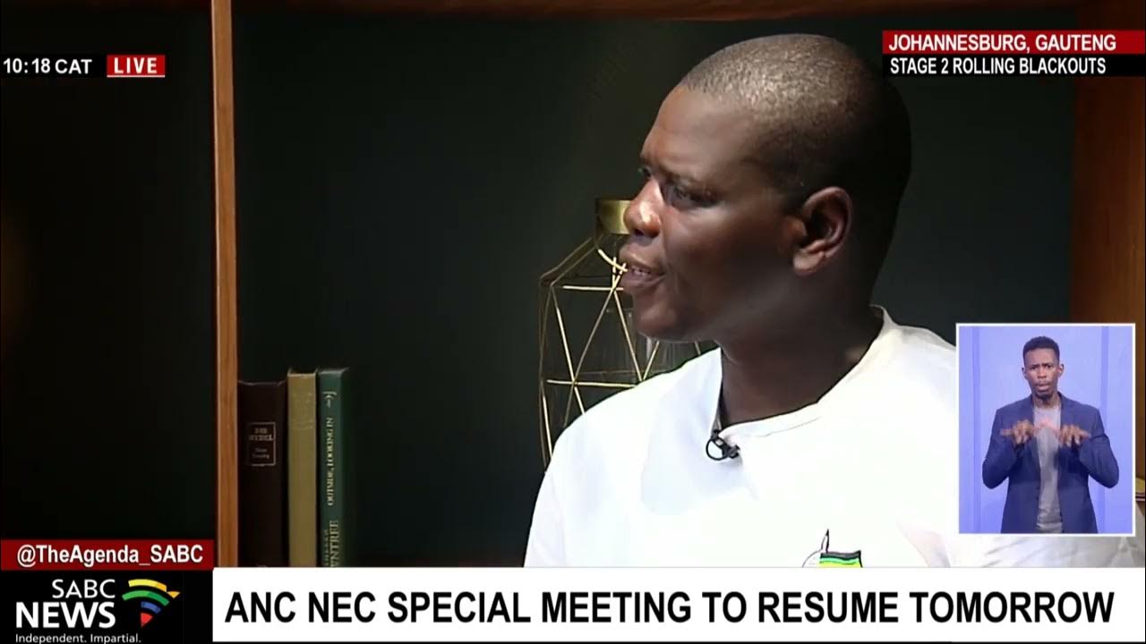 SABC in conversation with ANC NEC member Ronald Lamola - YouTube