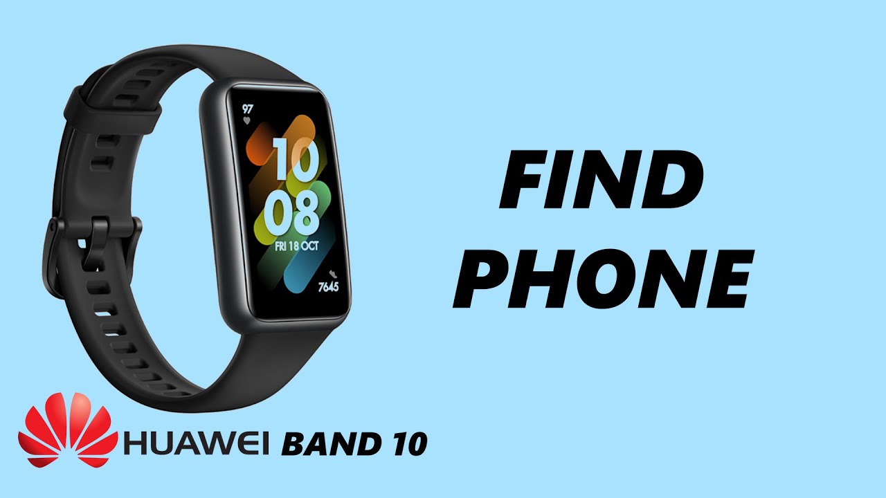 How To Use Huawei Band 10 To Find Phone - YouTube