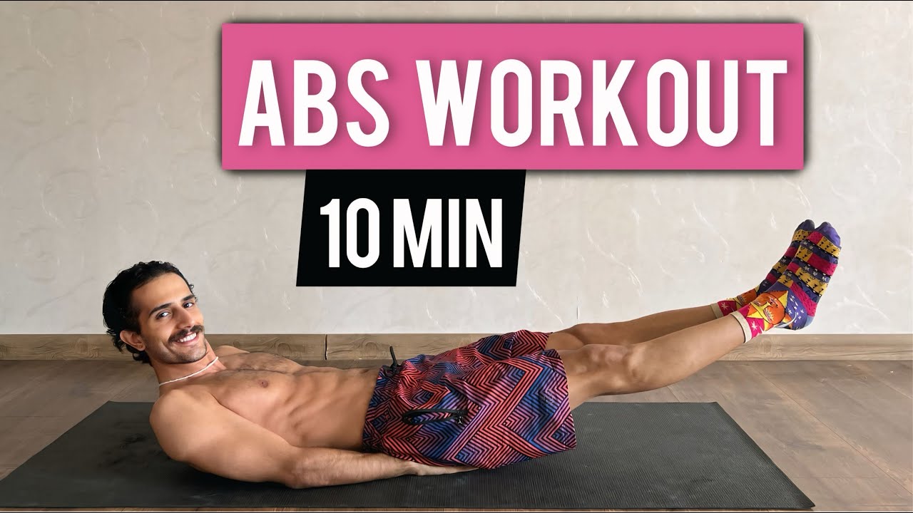 10 MIN ABS WORKOUT FOR MEN - Full Abs Workout At Home (NO EQUIPMENT ...