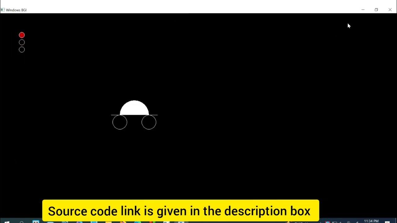 Computer graphics project: Traffic light simulator with car in C/C++. - YouTube