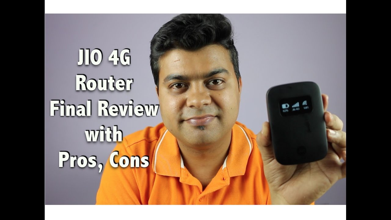 Hindi | JIO 4G Router Long Term Review, Pros, Cons, Comparison - YouTube