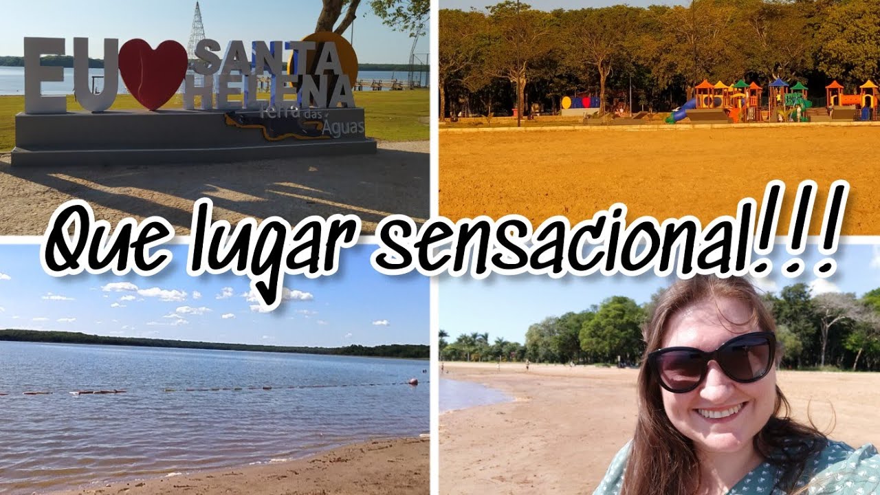 TOUR PELA PRAIA DE AGUA DOCE DE SANTA HELENA PR - YouTube