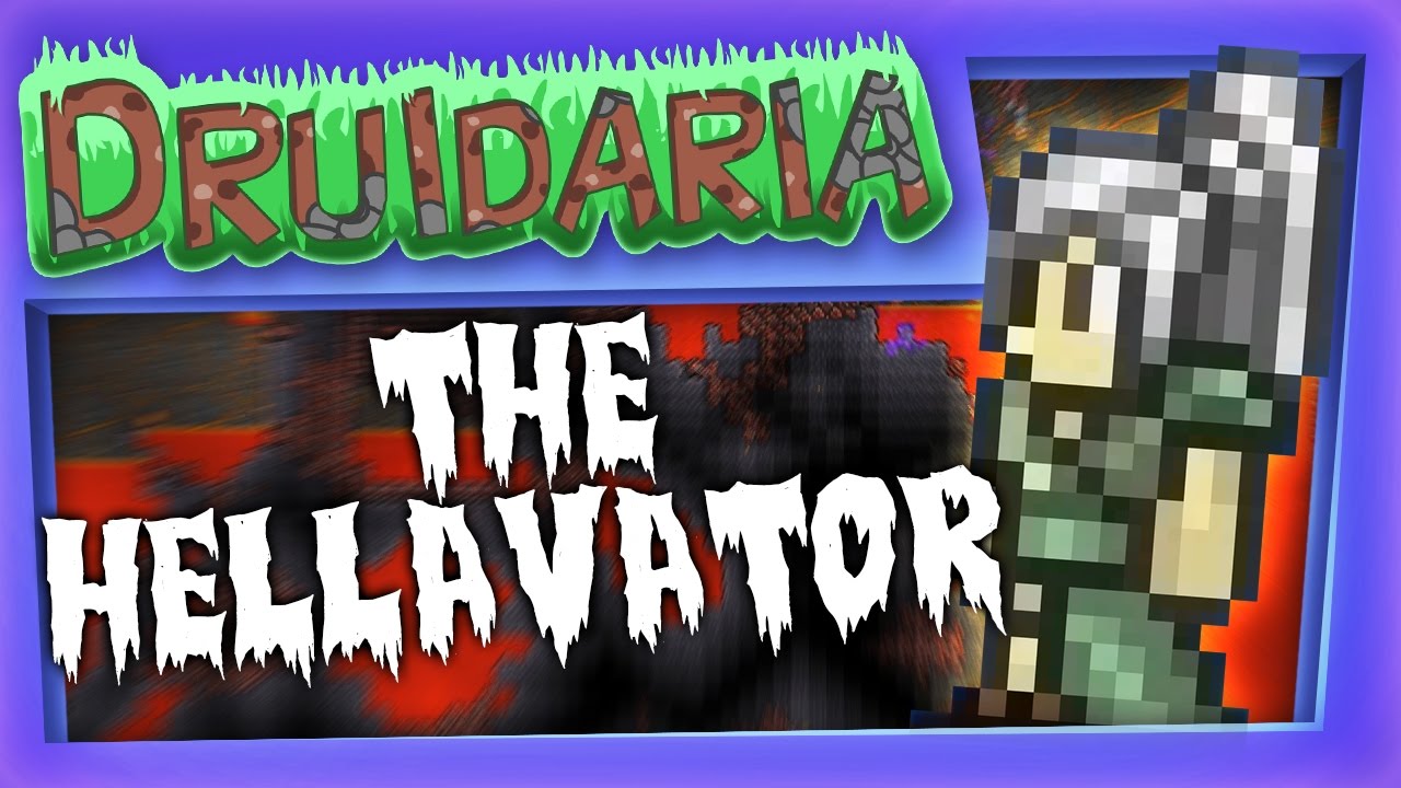 Terraria #2 - Hellevator - YouTube